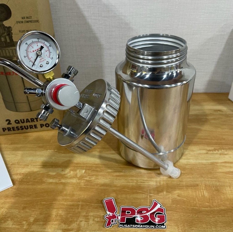 Star 2-Quart Pressure Pot with Regulator (2QT-B) - Pusatspraygun.com
